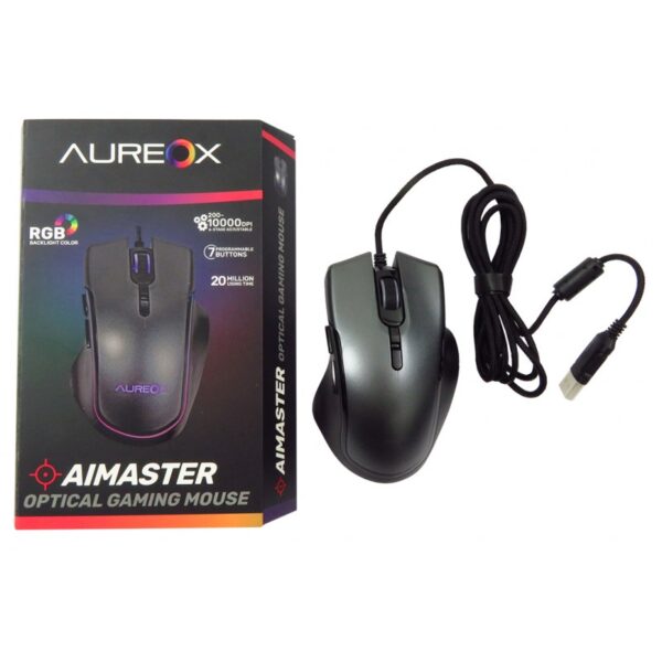 MOUSE AUREOX AIMASTER GAMING GM600 - Max Tecno