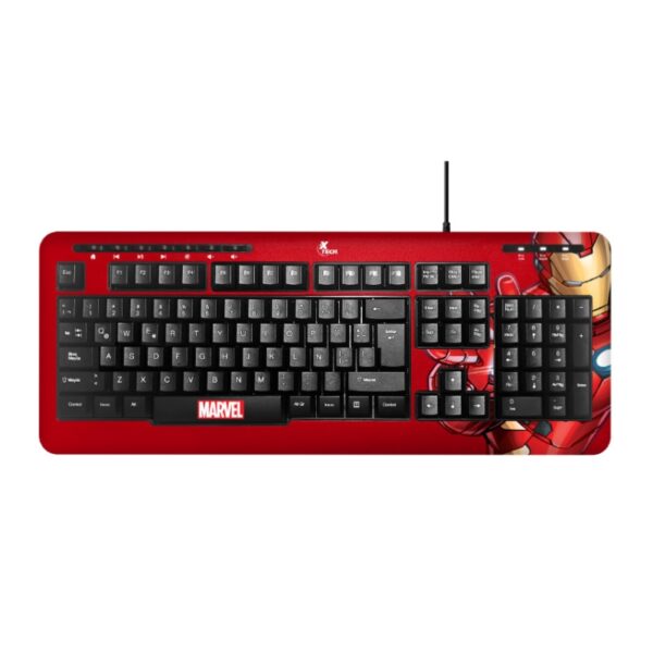 Teclado Xtech XTK-M401IM Marvel Avengers Iron Man USB Español (Xtk ...